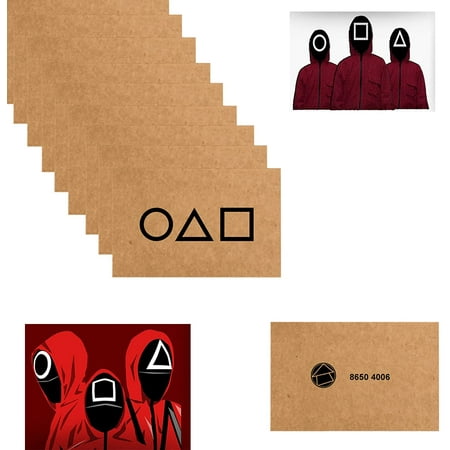 Squid Game Merch,Squid Game Invitation Greeting Card Squid Game Props ...
