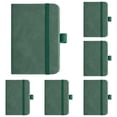 5 Pack Bulk Mini Pocket Notebooks with Pen Holder, A7 Small Ruled ...