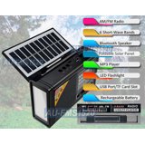 Portable Solar-Powered AM/FM/SW Radio, Bluetooth 5.0 Speaker, MP3 ...