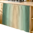 Sage Green Ombre Cabinet Curtains 35''x35'', Modern Yellow Gradient ...