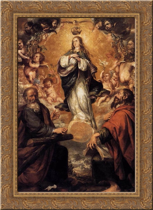 Virgin of the Immaculate Conception with Sts Andrew and John the ...