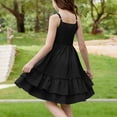 Babcutegg Girls’ Lightweight Summer Dress With Ruffled Hem, Spaghetti ...