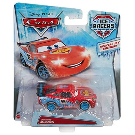 Disney/Pixar Cars Ice Racers 1:55 Scale Diecast Vehicle, Lightning ...