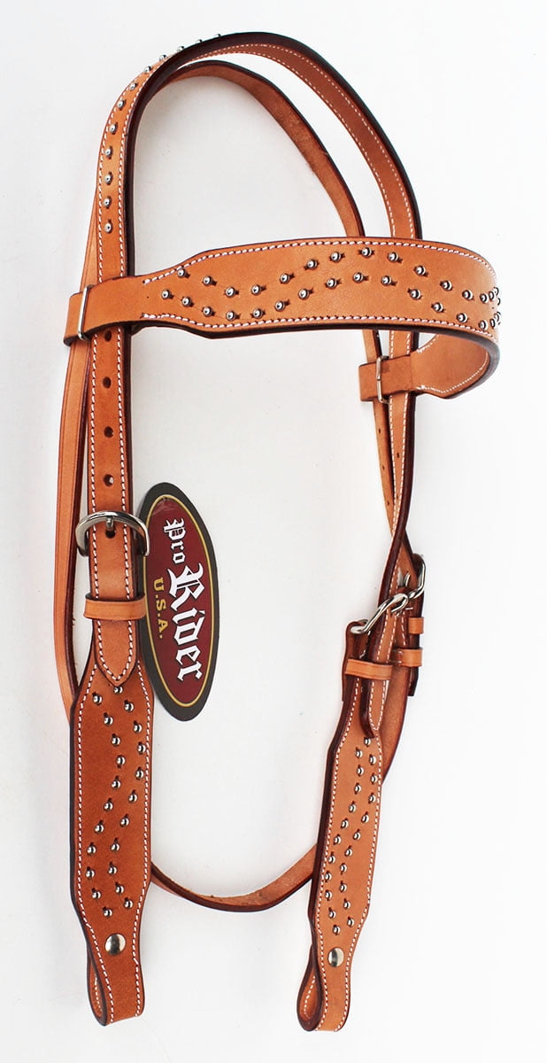 Horse Show Saddle Tack Rodeo Bridle Western Leather Headstall 7839H ...