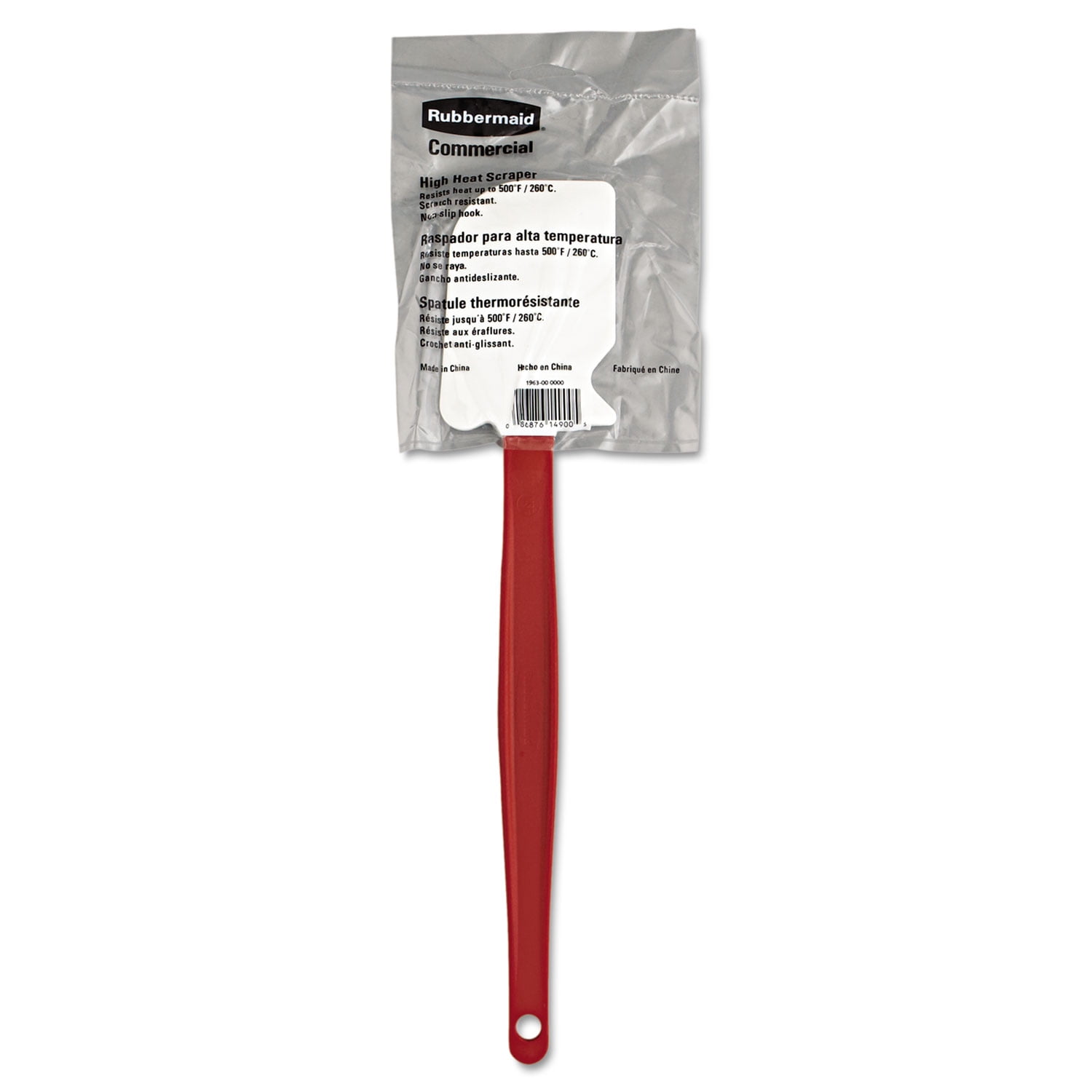 Rubbermaid High-heat Cook's Scraper, 13 1/2", Red/white - Walmart.com