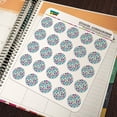 Colorful Easter Eggs and Flowers Planner Calendar Scrapbooking Crafting ...