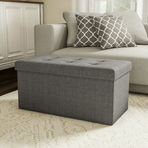 Storage Ottoman Cubes Foot Rest - Walmart.com