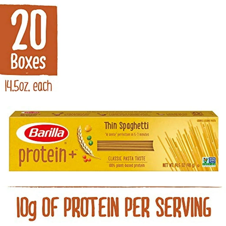Barilla Spaghetti Nutrition Label