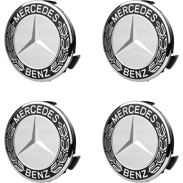 Hub Caps, 4 Pieces Hub Caps 75mm Car Accessory Benz with Logo, with ...