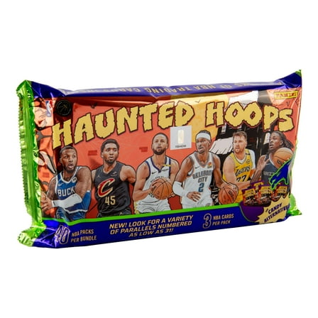 Panini 2024 Haunted Hoops NBA Basketball Cards, 90 Packs, 4 Parallels ...