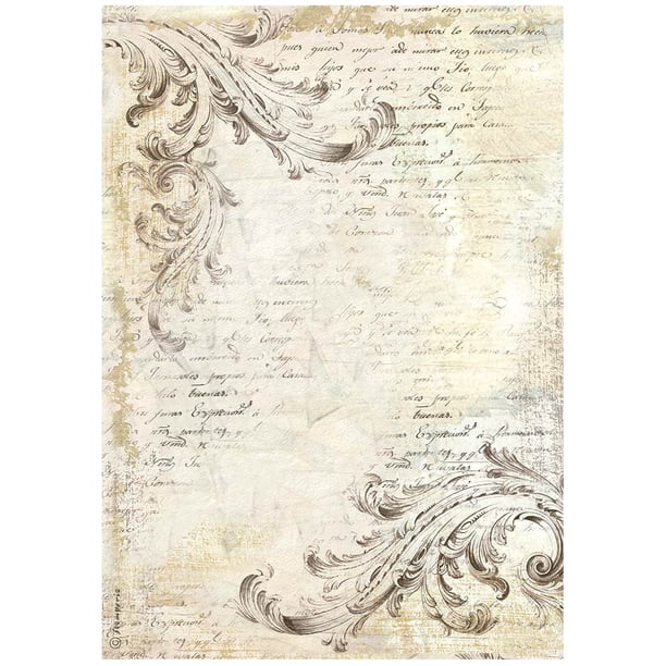 Stamperia Rice Paper Sheet A4-Background, Alchemy - Walmart.ca