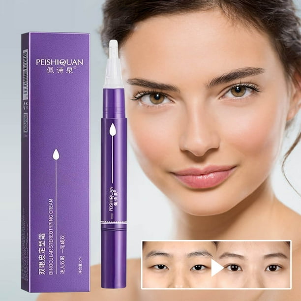 EGNMCR Lifting Eyelid Defining Cream Applied In Pairs And Natural Paste ...