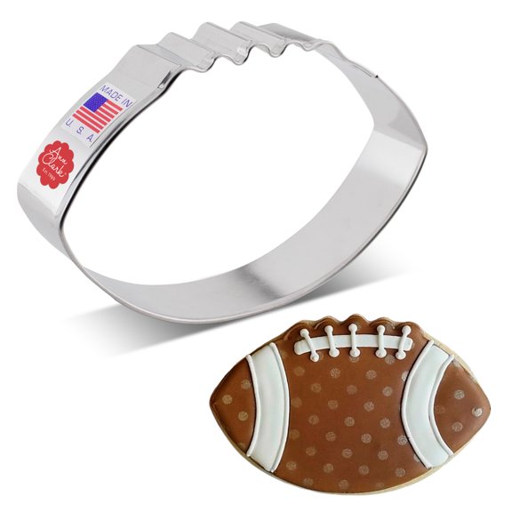 Ann Clark 2-Piece Football Cookie Cutter Set, USA Made, Ideal for ...