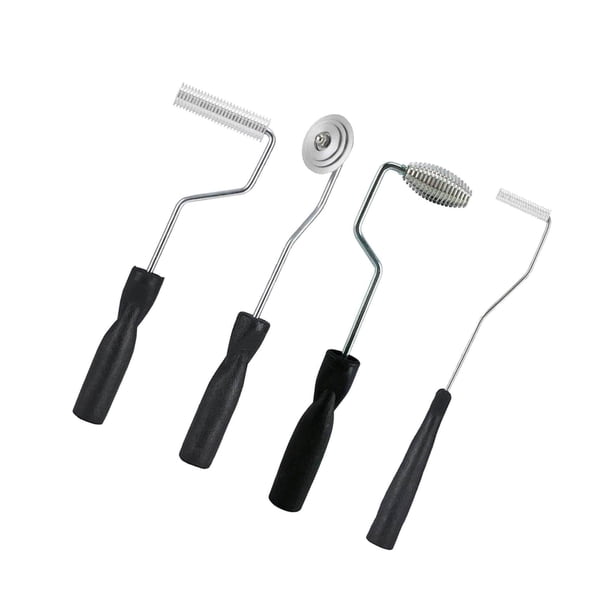 4pcs Fiberglass Roller Kit Bubble Paddle Tool Fiberglass Laminating ...