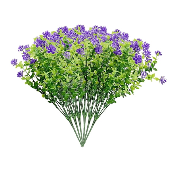 6 Unidades De Flores Artificiales Realistas De Plástico Para Ramos De ...
