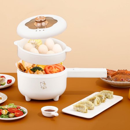 Kavoc 1.8L 701W 220V Electric Skillet Rice Cooker All-in-one Cooking ...