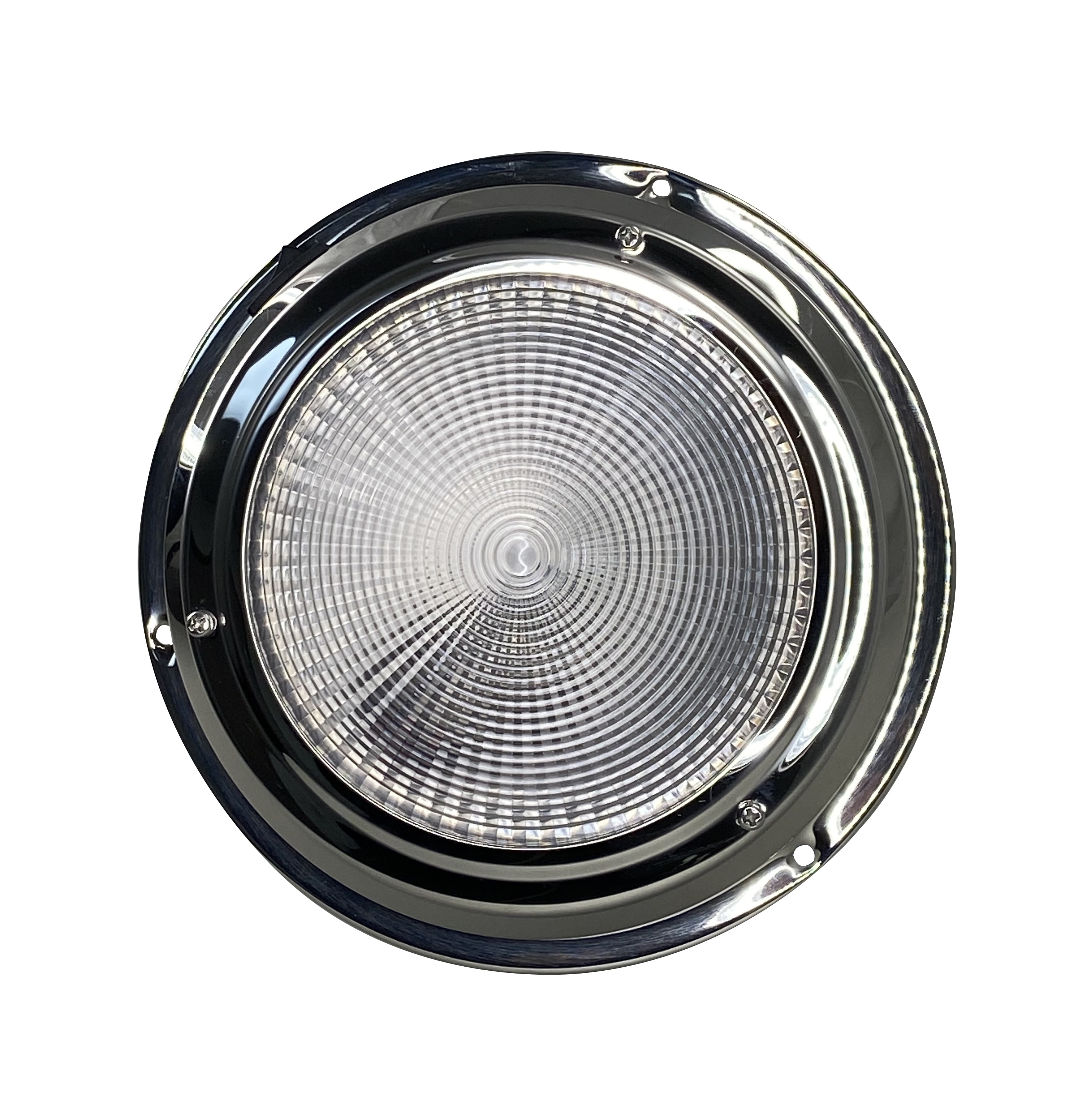 Pactrade Marine Boat 5" Daylight White LED Dome Light SS304 Rocker ...