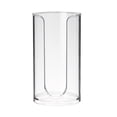 Acrylic Disposable Paper Cup Storage Box Cotton Organizer Mouthwash Cup ...