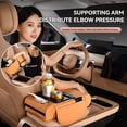 Car Armrest Cover with Cup Holder,Center Console Organizer,Memory Foam ...