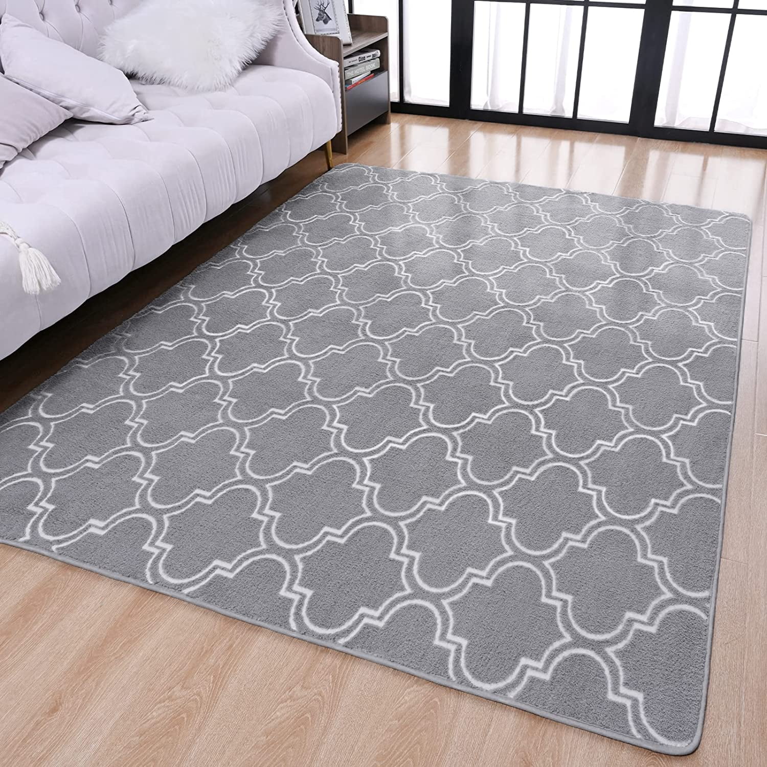 Lochas Soft Modern Area Rug Boho Geometric Rugs for Bedroom Living Room ...