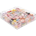 UYGDUY-Acrylic Hair Accessories Organizer for Girls, 8-Compartment ...