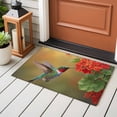 Bird Floral Washable Small Entryway Area Rugs 2'x3', Red Flower ...