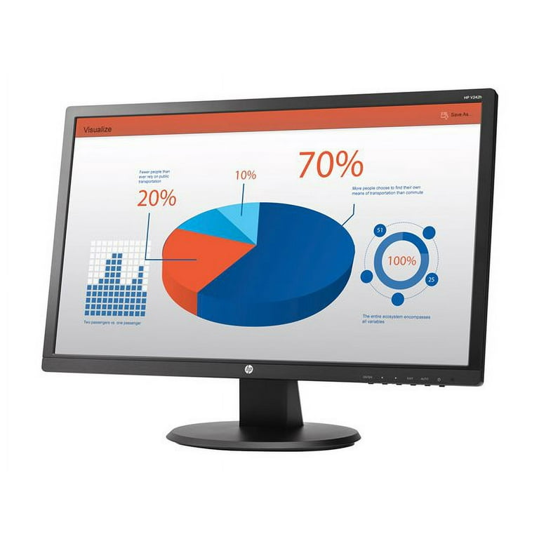 HP V242h 24" Class Full HD LCD Monitor, 16:9