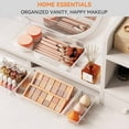 8 Pack Drawer Organizer for Kitchen Gadgets, Large Clear Plastic Drawer ...