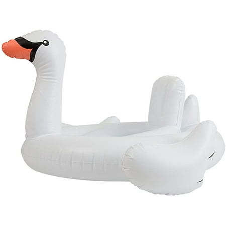 YYQ Baby Inflatable Swim Boat Float Ring Floatie Ride on Rideable Blow ...