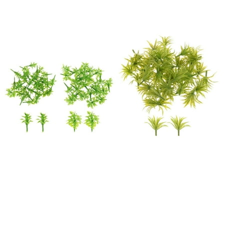 KLKCMS 100 Pieces Scenery Model Grass Mini Landscape Grass Train Grass ...