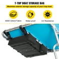 VEVOR T-Top Storage Bag for Life Jackets with Boat Trash Bag - Walmart.com