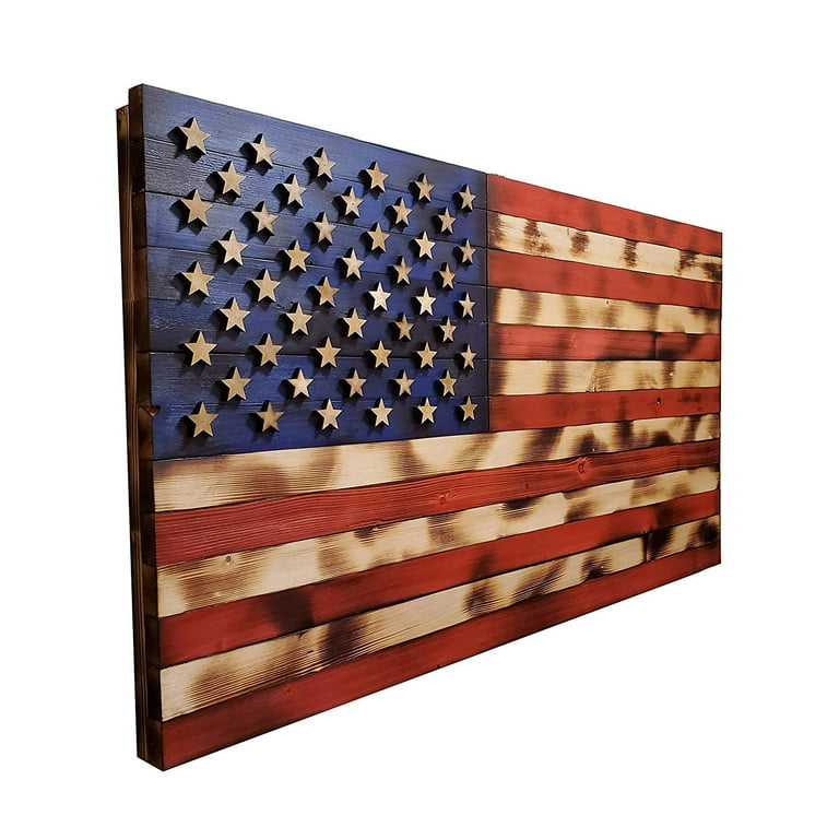 Rustic American Flag Image