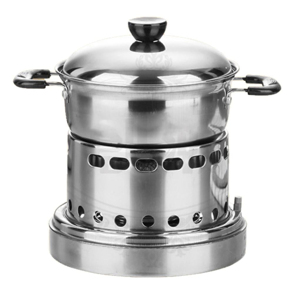 Spirit Cooker with Pot | Efficient Alcohol Stove Burner | Liquid ...