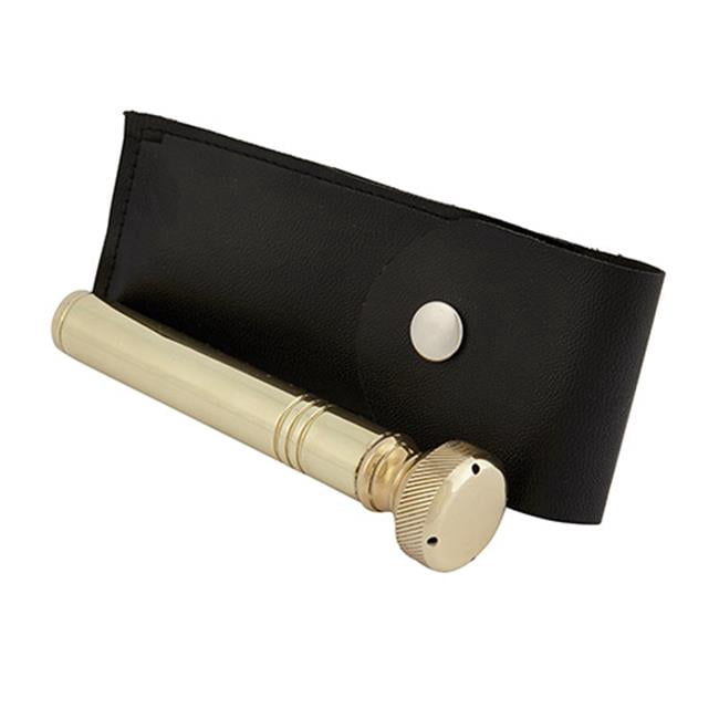 High Polished Brass Travel Pocket Holy Water Sprinkler in Leather ...