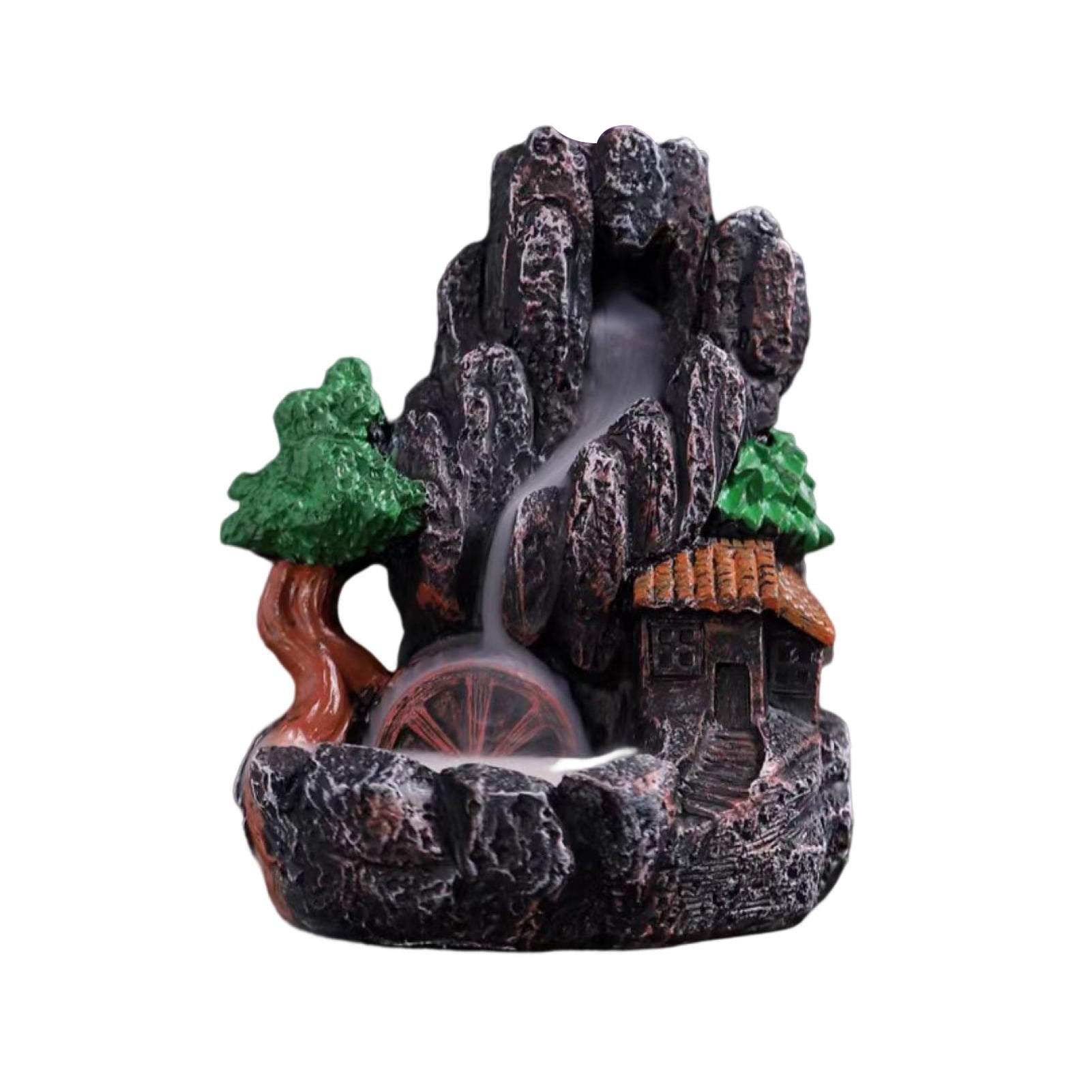 HYmarket Retro Mountain Waterfall Backflow Burner - Exquisite Carved ...