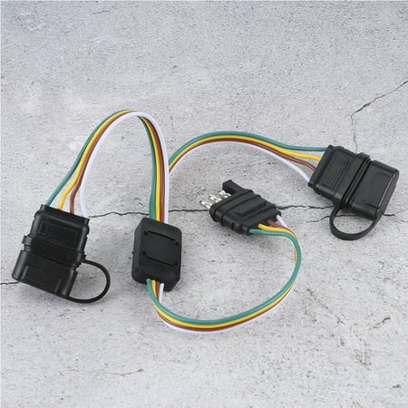 Trailer Plug Trailer Socket 4-pin Trailer Plug Trailer Connector 4-Pin ...