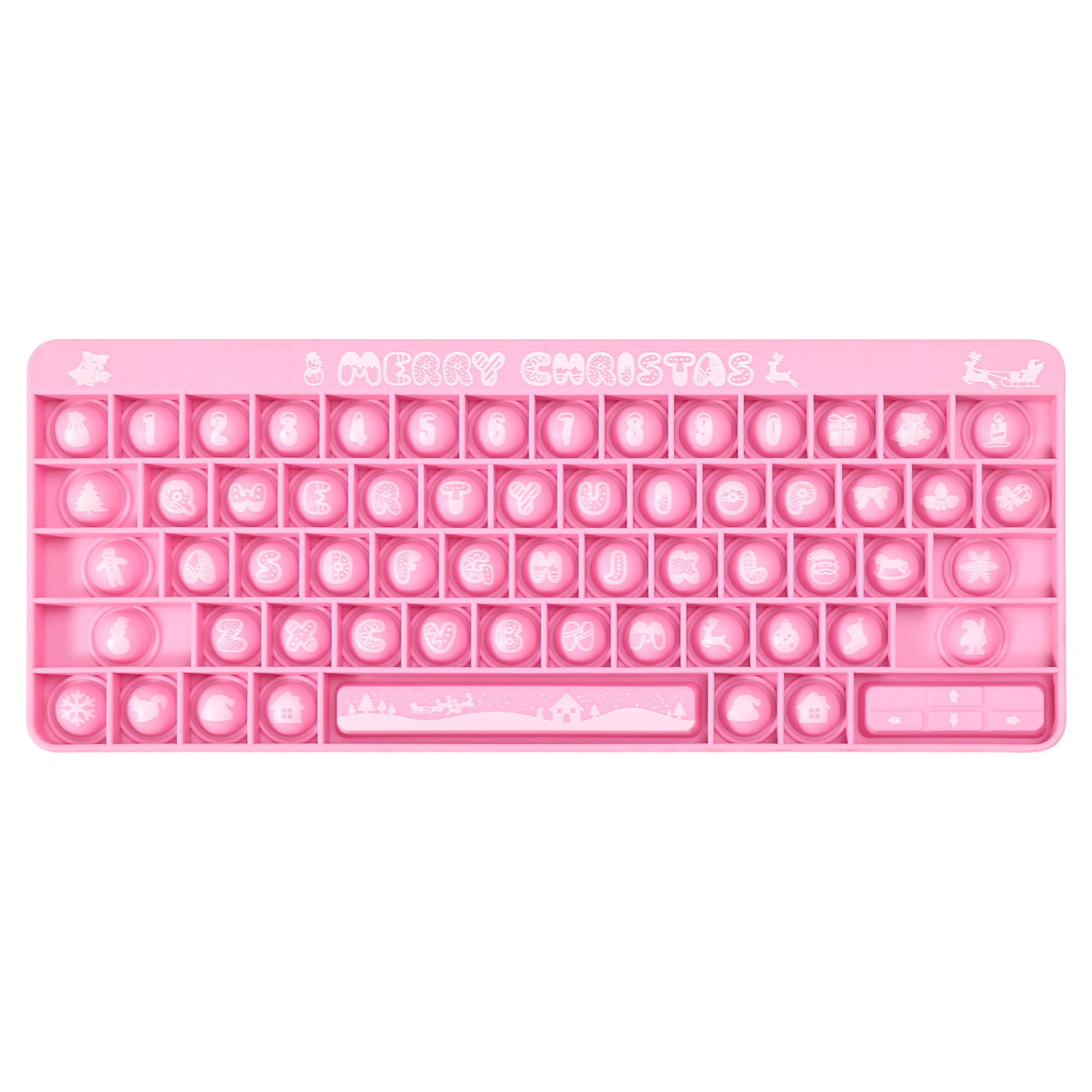 Imcute Bubble Keyboard Toy with Letter, Finger Sensory Stress Accessory ...