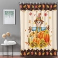 Bathroom Shower Curtain Pumpkin Sunflower Leopard Hat Dwarf Bike ...