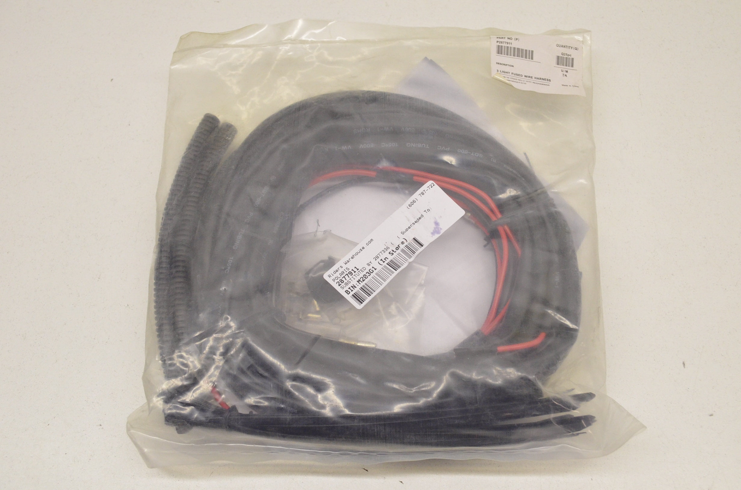 OEM Polaris 2877911 Light Wire Harness NOS - Walmart.com