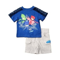 PJ Masks Catboy Owlette Gekko Little Boys T-Shirt and Mesh Shorts ...