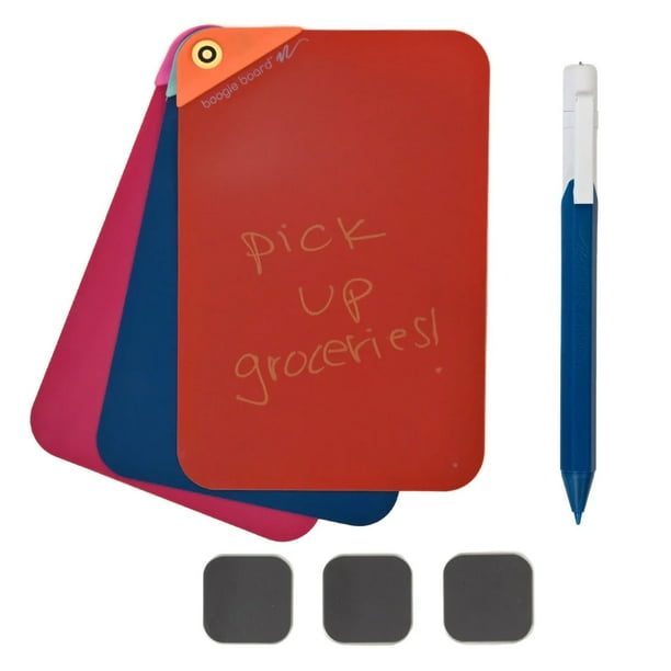 Boogie Board 3-Pack VersaNotes 4x6 Starter Pack, Reusable Sticky Notes ...