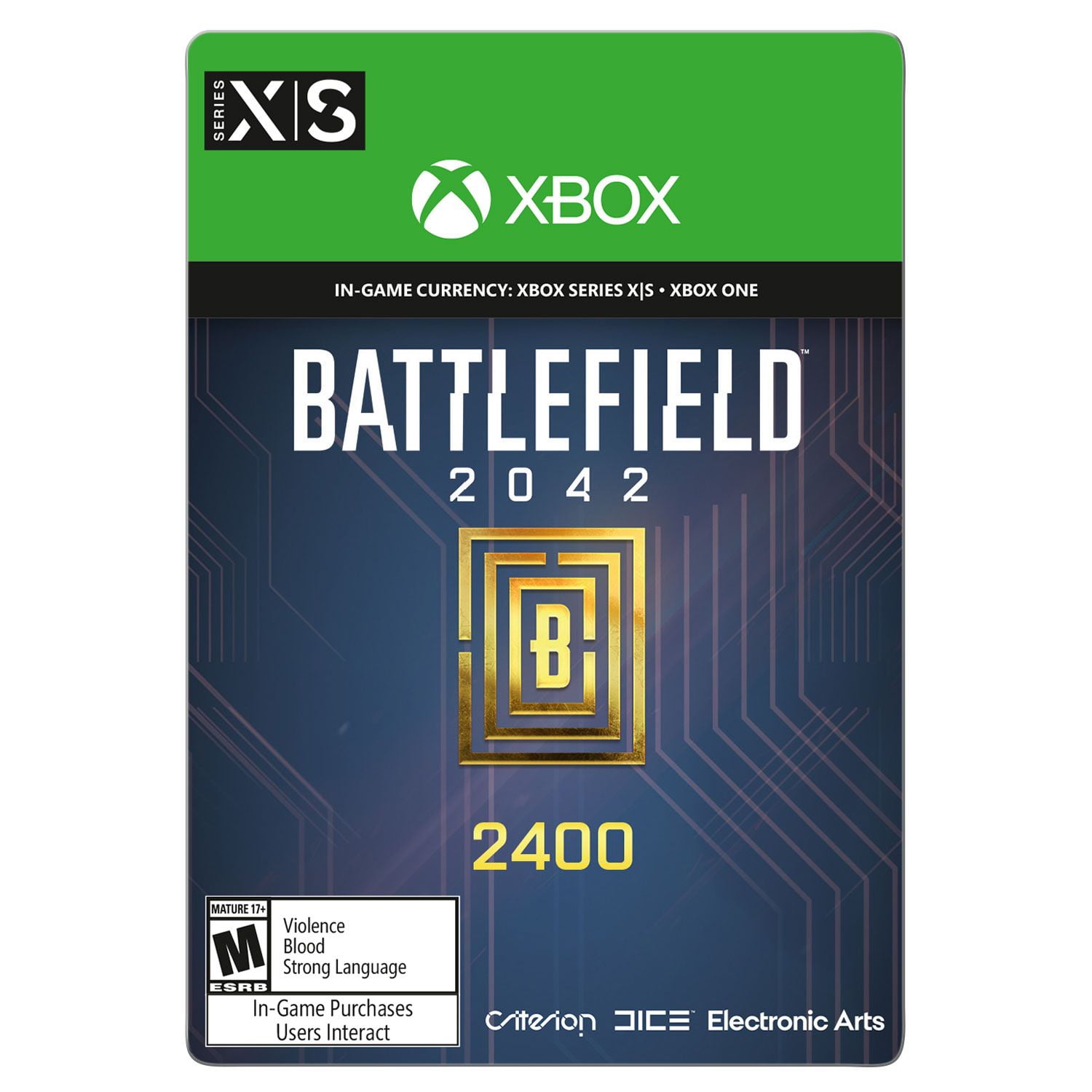 Battlefield 2042: 2400 BFC - Xbox One, Xbox Series X|S [Digital ...