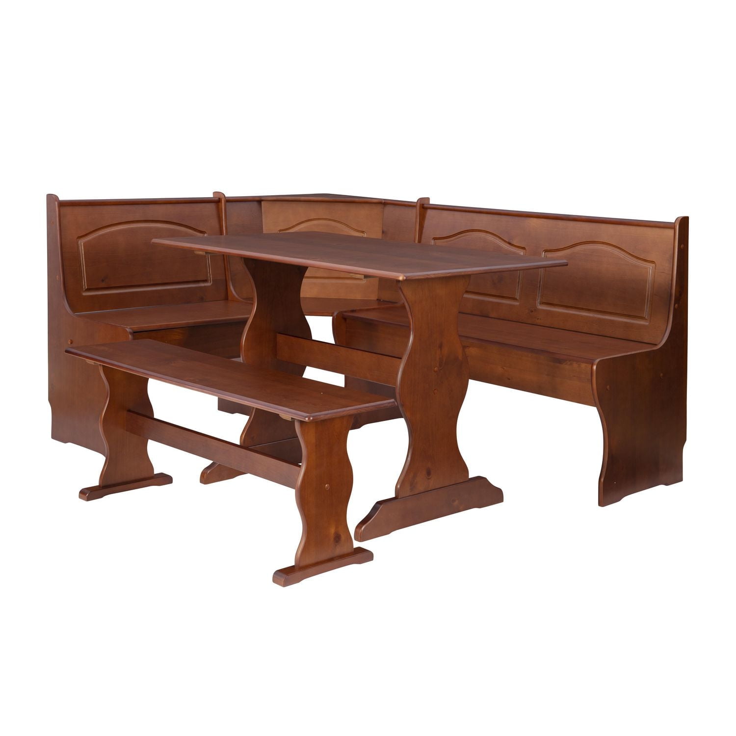 Click here for Linon Bethany Nook Set  Walnut prices