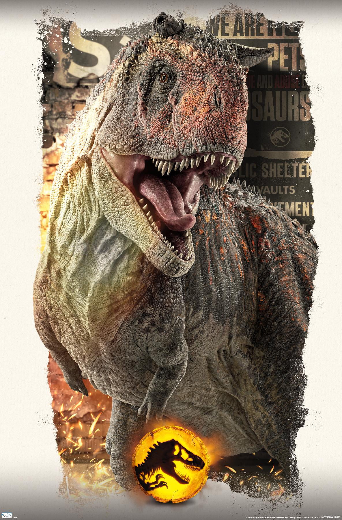 Jurassic World: Dominion - Carnotaurus Focal Wall Poster, 14.725" x 22. ...