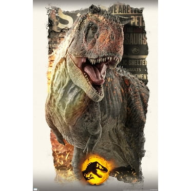 Jurassic World: Dominion - T. Rex Focal Wall Poster, 14.725" x 22.375 ...