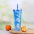 Mainstays 26-Ounce Plastic Swirl Tumbler, Blue - Walmart.com