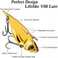 5 Pack Metal Blade Baits for Bass Fishing Lures Hard Metal VIB Fishing ...