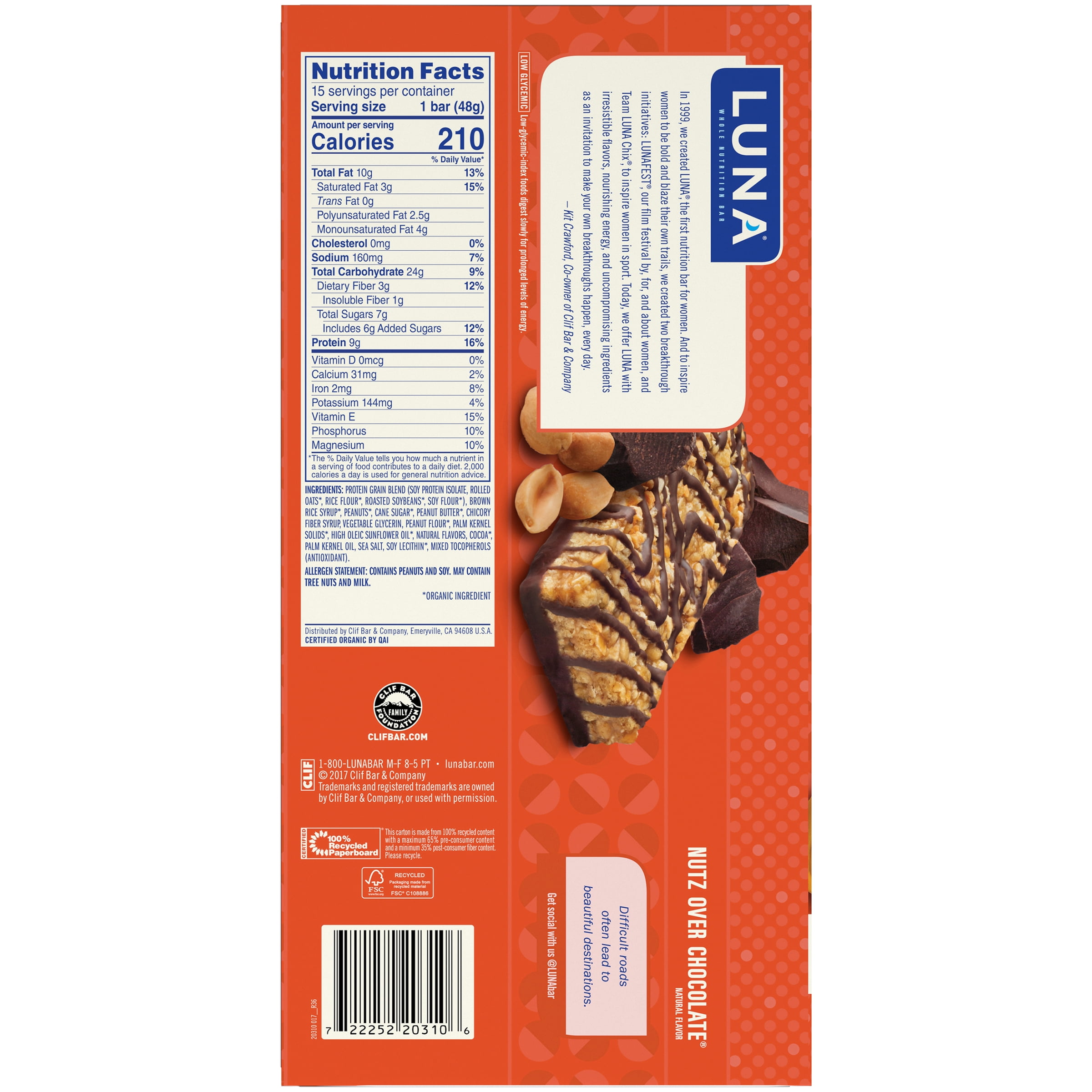Calories Luna Bar