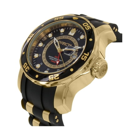 Invicta - Invicta Men's 6991 Pro Diver Quartz GMT Black Dial Watch ...