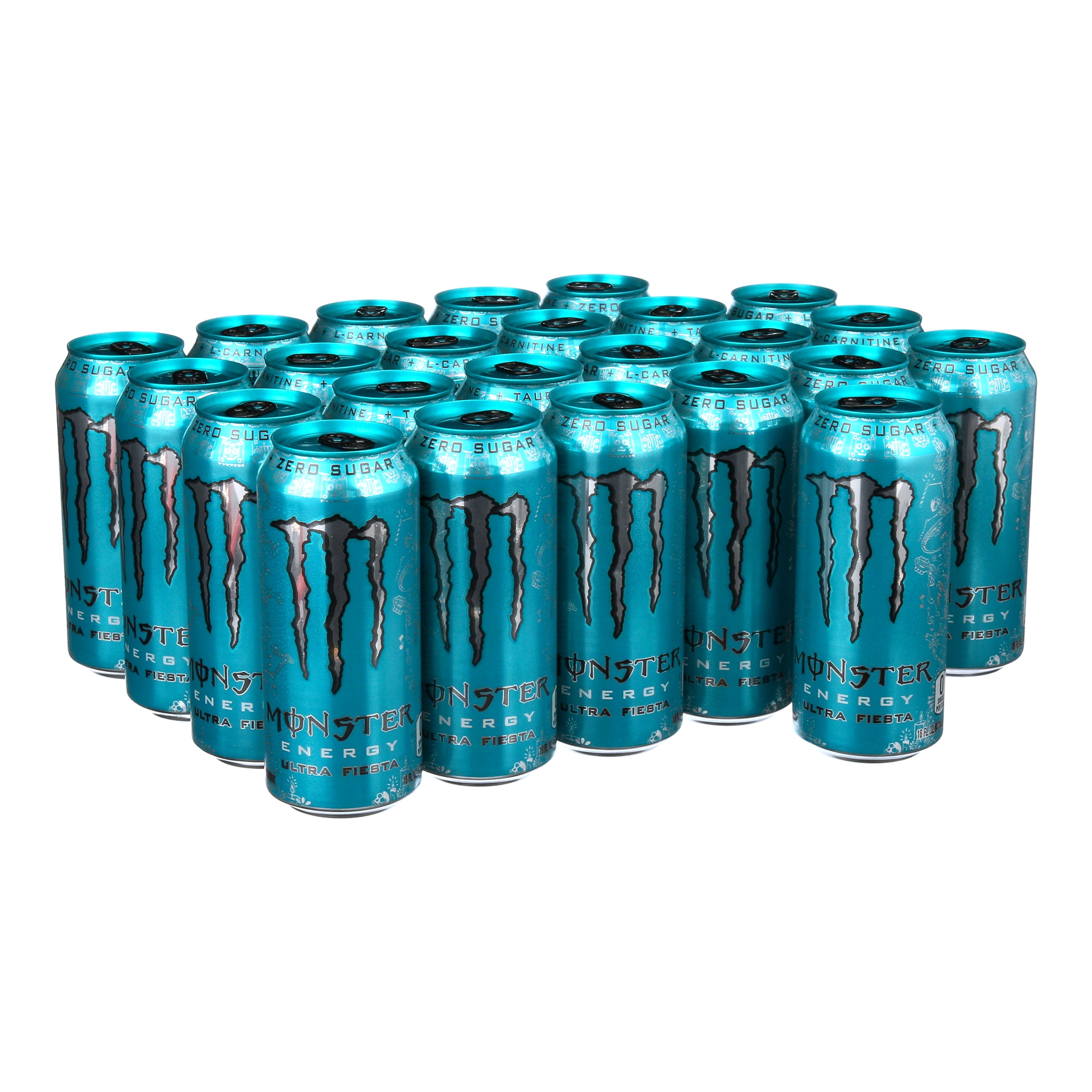 Buy 24 Cans) Monster Ultra Fiesta Mango, Sugar Free Energy Drink, 16 Fl ...
